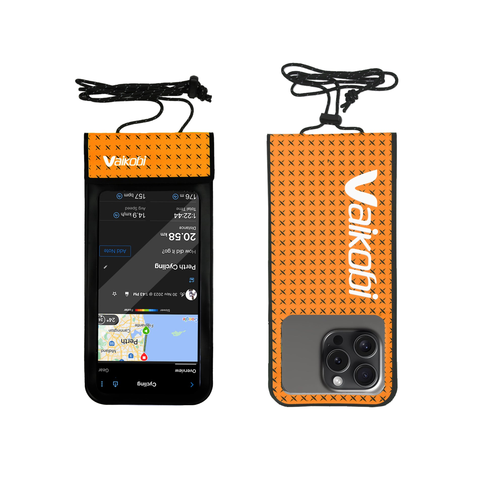 Waterproof Phone Case - Fluro Orange – Vaikobi