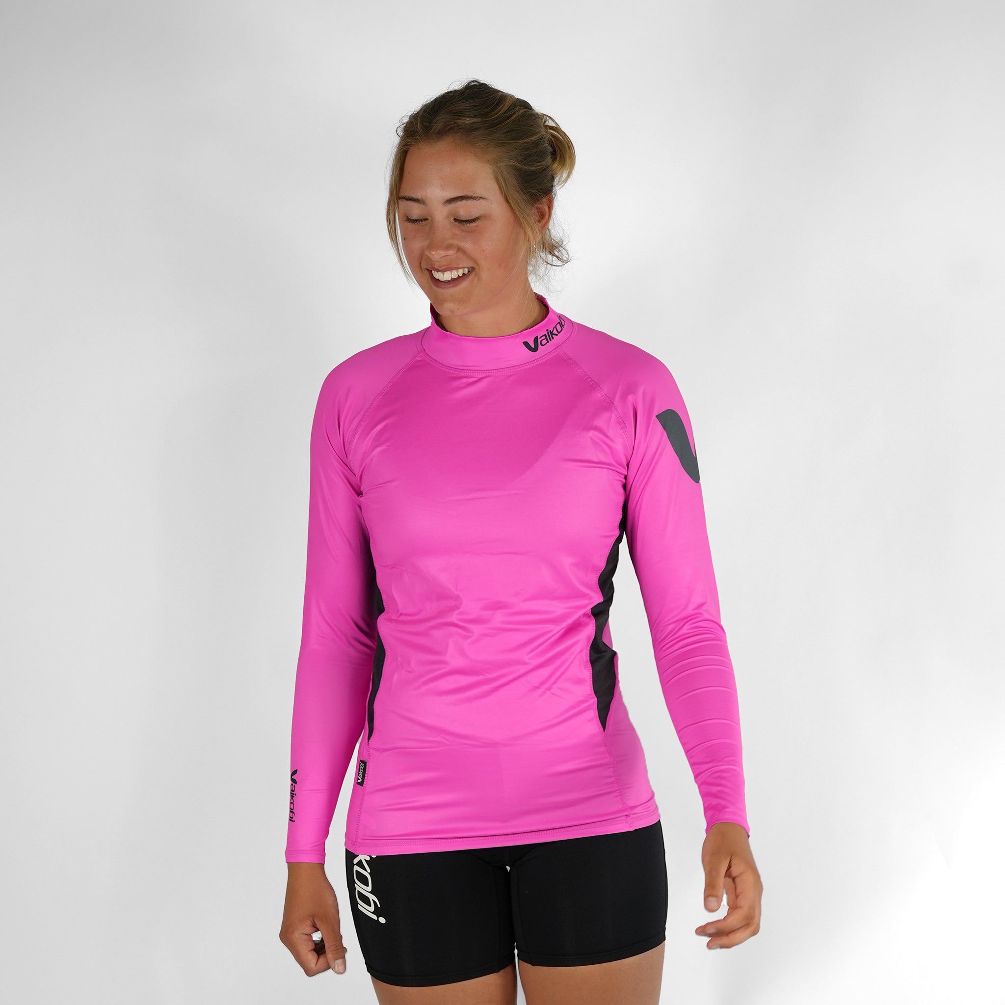 Long Sleeve Rash Top - Pink | Vaikobi