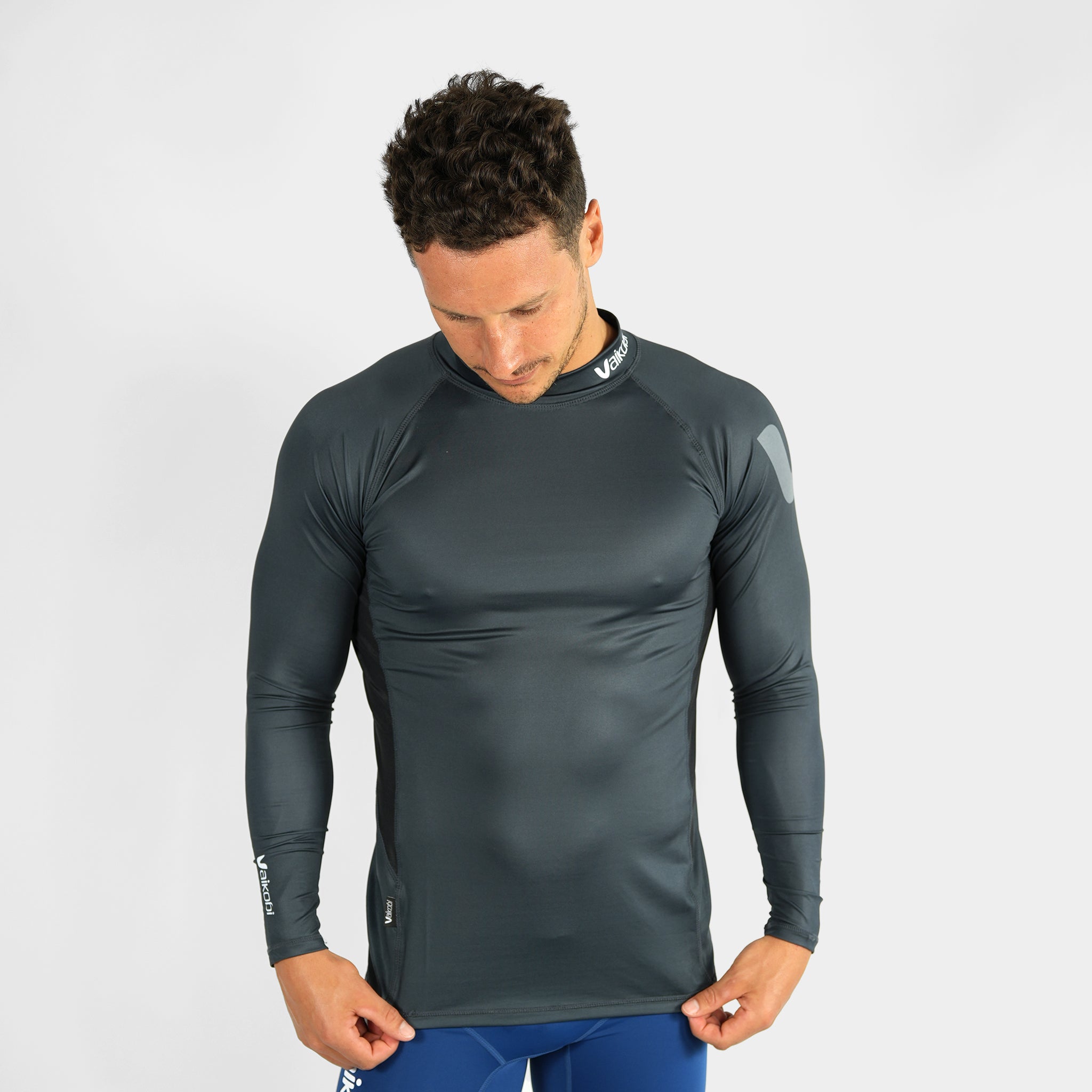 Long Sleeve Rash Top - Charcoal | Vaikobi