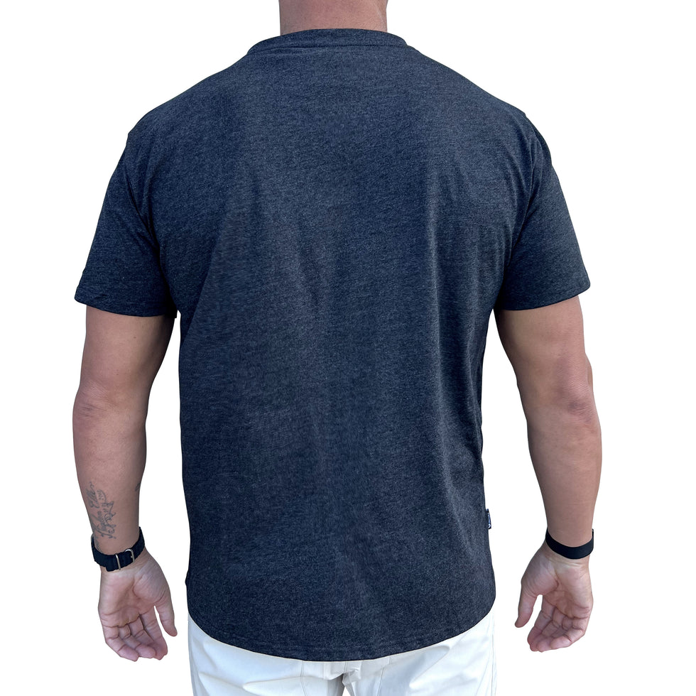 Piha Logo Tee - Charcoal | Vaikobi