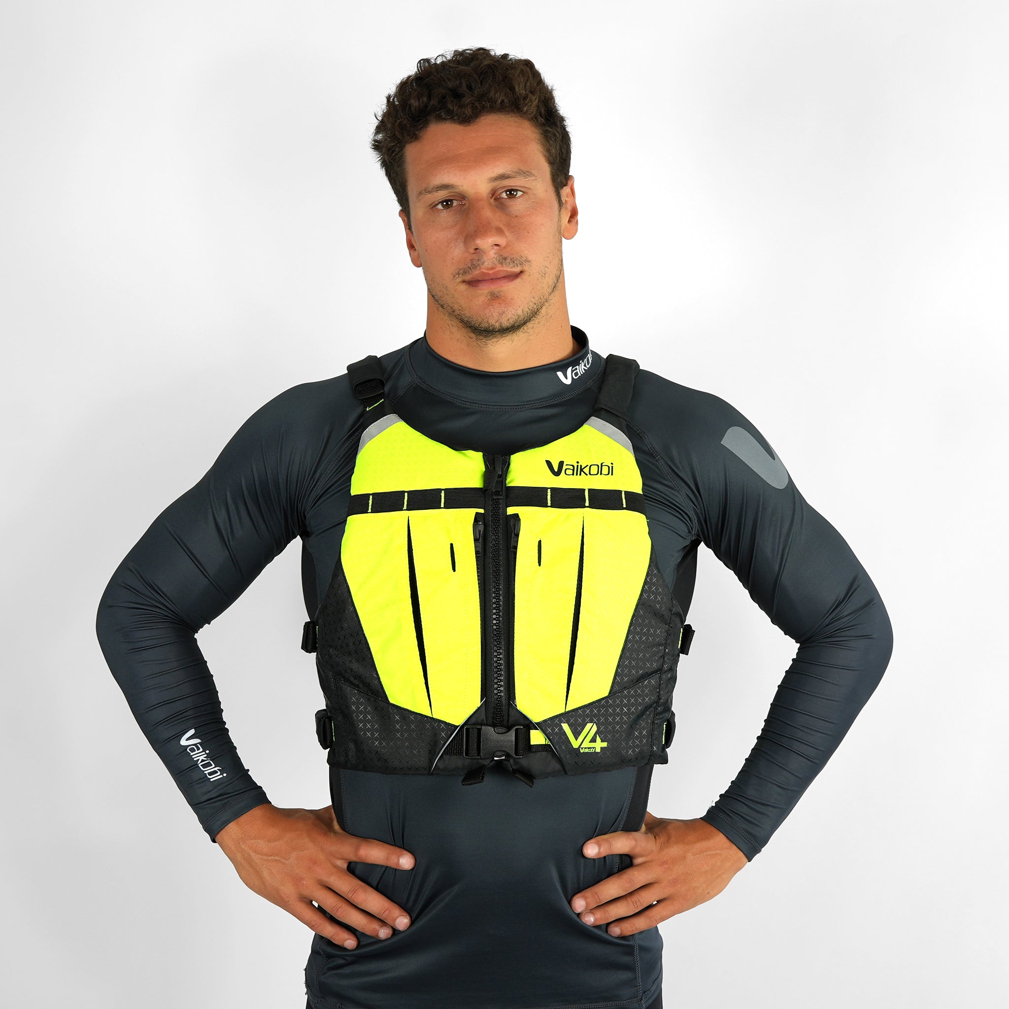 V4 Ocean Racing PFD Life Jacket - Fluro Yellow – Vaikobi