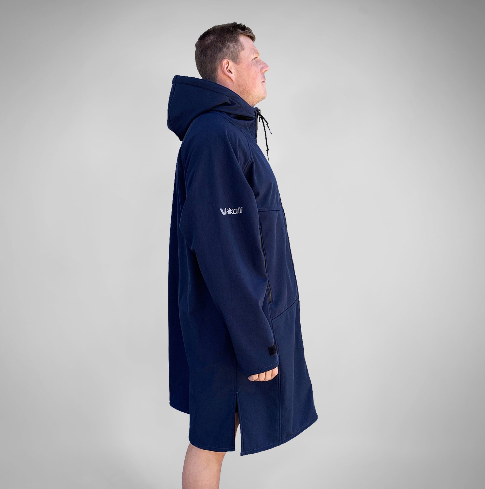 Beach Coat - Navy/Cyan | Vaikobi